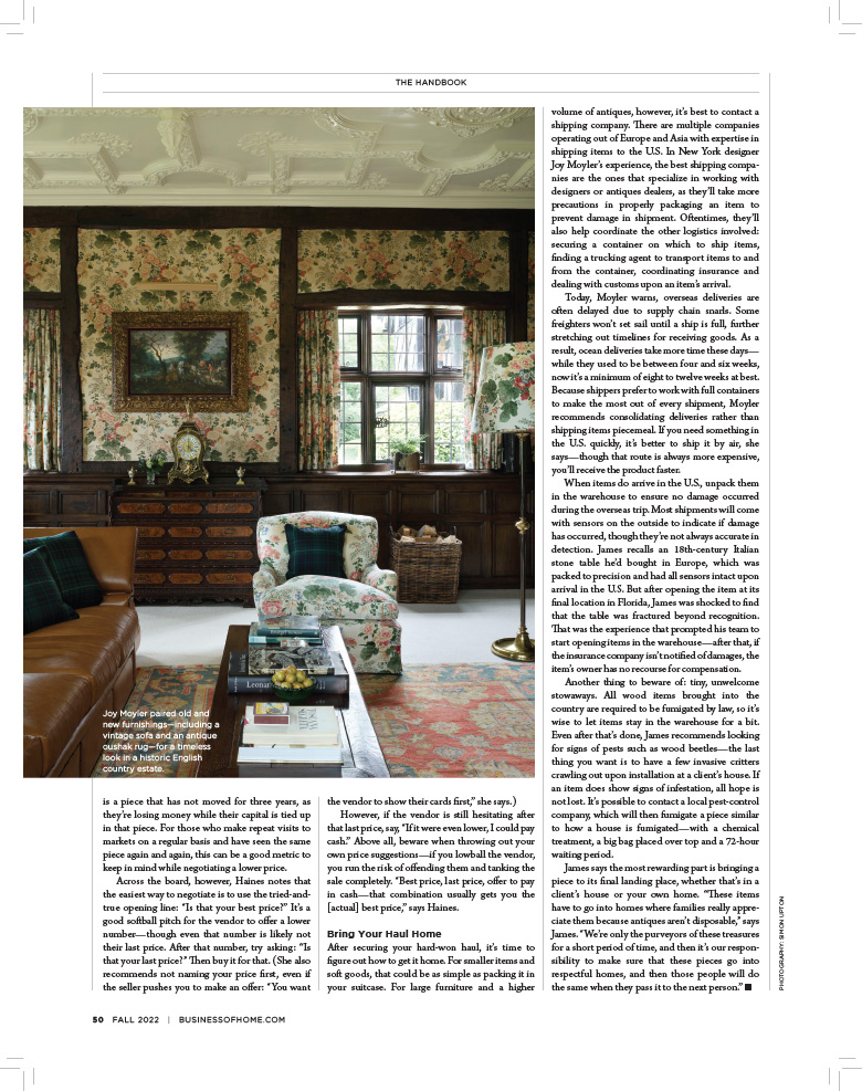 Press - Interior Design News - Business of Home, October 2022 - Timothy ...